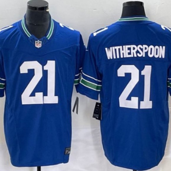 Nike | Shirts | Seattle Seahawks Devon Witherspoon Royal Throwback ...